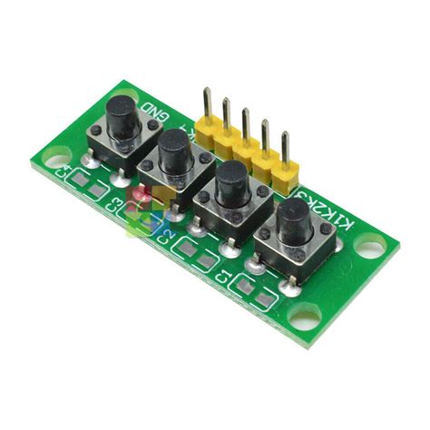 2pcs 5pin 1x4 4 Keys Button Keypad Keyboard Breadboard Module For
