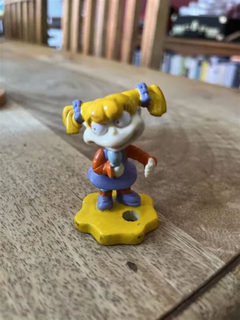 Vintage Nickelodeon Rugrats Toy Pencil Topper Angelica Pvc Figure