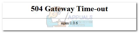 How To Fix 504 Gateway Time Out Error