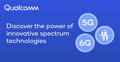 Qualcomm On Linkedin Unlocking Spectrum Innovations For 5g Advanced And 6g To Support Future…