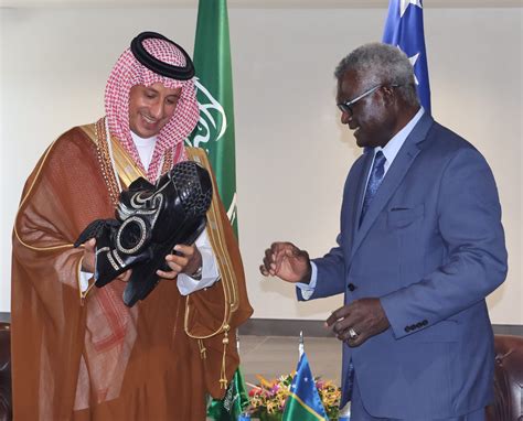 Pm Sogavare Held Bilateral Meeting With Saudi Arabias Tourism Minister