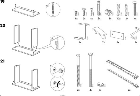 Ikea Malm Bedside Table 20x16 Assembly Instruction