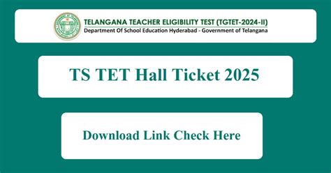 Tet 2025 Hall Ticket Download Ap Deb Coretta