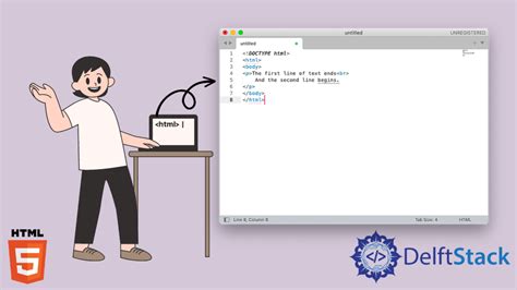 Iniciar nueva línea en HTML Delft Stack