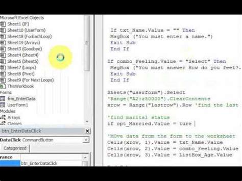 Lesson Option Buttons In VBA Userform YouTube