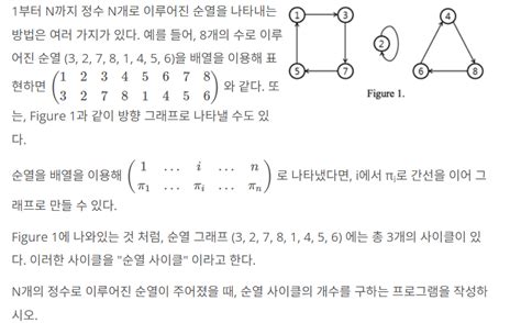 백준 10471 순열 사이클 Python