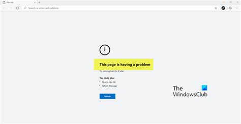 Fix This Page Is Having A Problem Error In Microsoft Edge 2025
