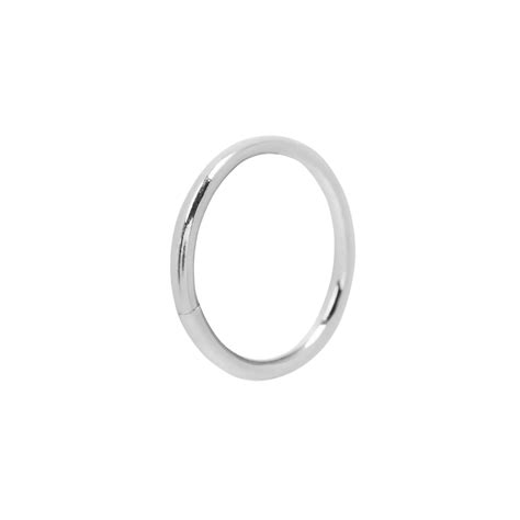 Solid Gold Seam Ring Piercing