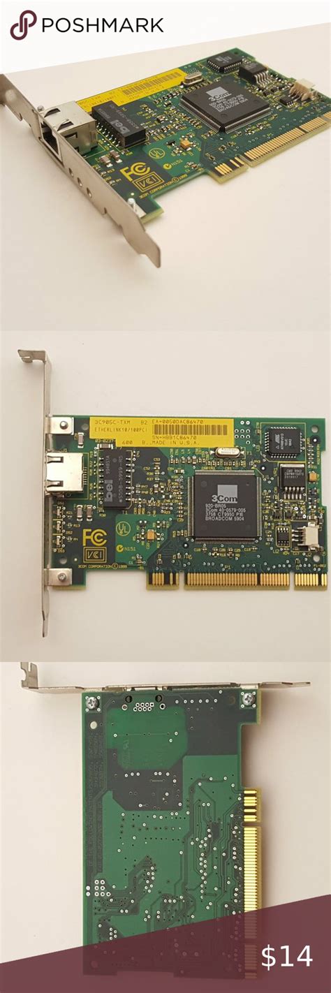 3com 3c905c Txm Fast Etherlink Xl Pci 10100 Mbps Ethernet Adapter