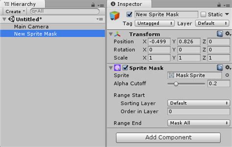 精灵遮罩 Unity 手册