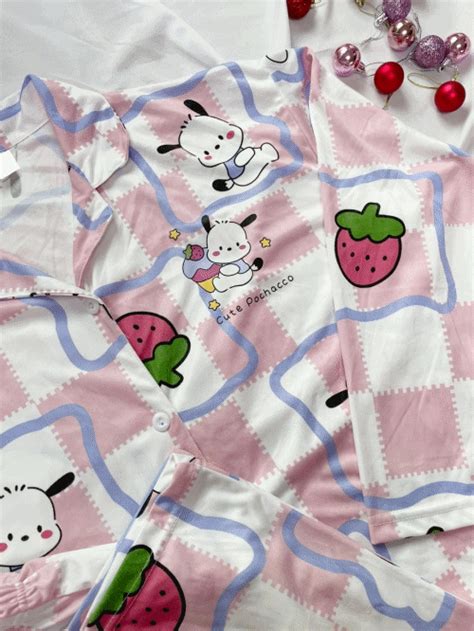 🍓핑크 왕큰딸기🍓잠옷세트 캐릭터잠옷 귀욤 강아지잠옷 에이블리