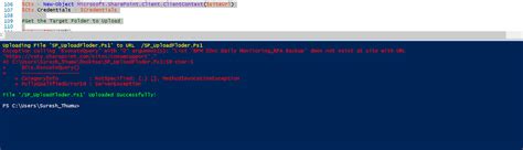 How To Download A Sharepoint Folder Using Power Shell Script