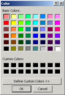 Visual Basic NET Controls The Color Dialog Box