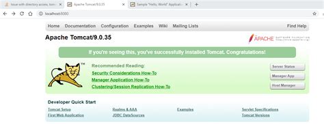 Java Issue With Directory Access Tomcat Server 9 0 Stack Overflow