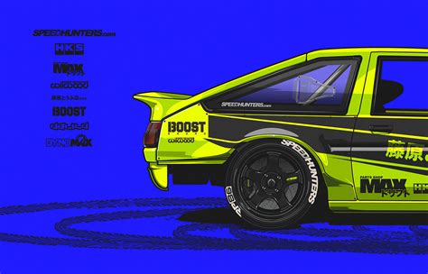 Toyota Ae86 L Hachiroku Behance