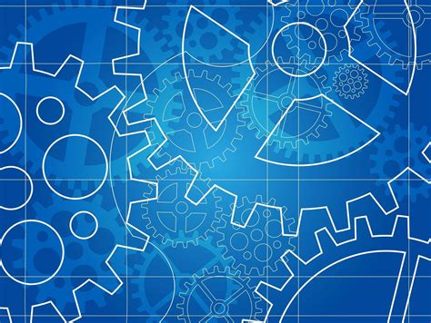 Download Exceptional Detail Of Hd Engineering Wheel On Blue Background