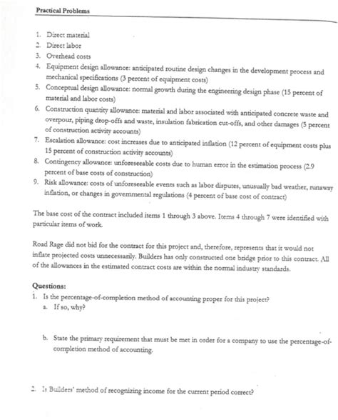 Solved Practical Problems VII PRACTICAL PROBLEMS Practical Chegg