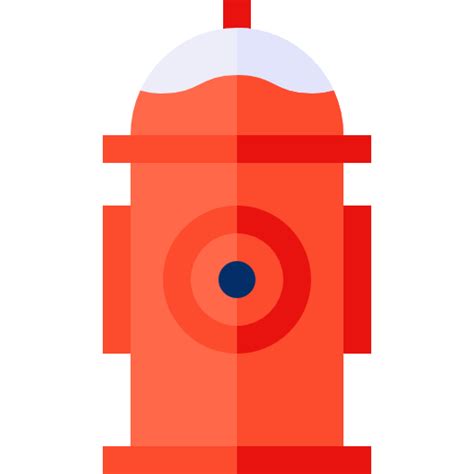 Hydrant Basic Rounded Flat Icon