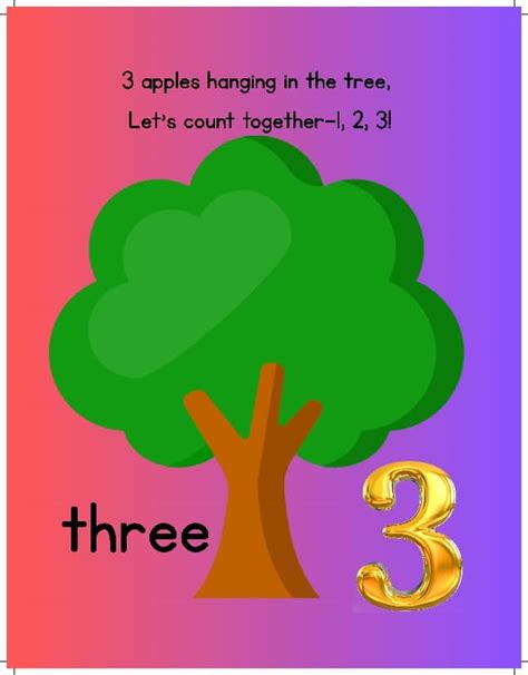 Apple Tree Counting Mats Numbers 110 Hands On Math Center Activity
