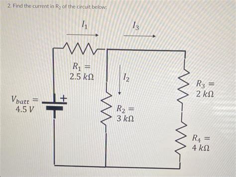 Solved Find The Current In R Of The Circuit Below Chegg Com