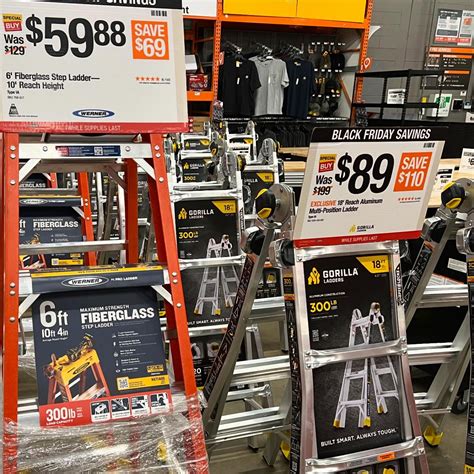 Homedepot Couldnt Sell All These Ladders At 89 And Yet Somehow They