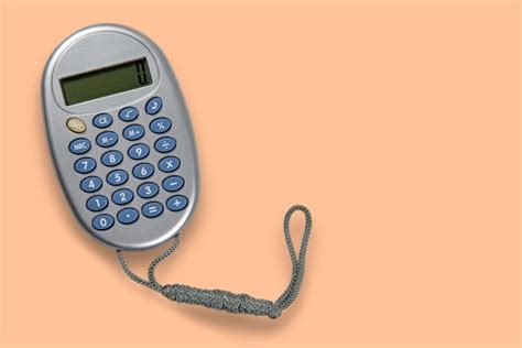 Premium Photo Close Up On Simple Operation Calculator