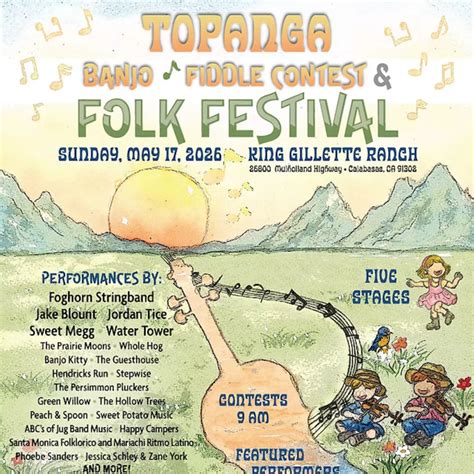Topanga Banjo Fiddle Contest And Folk Festival Kcrw