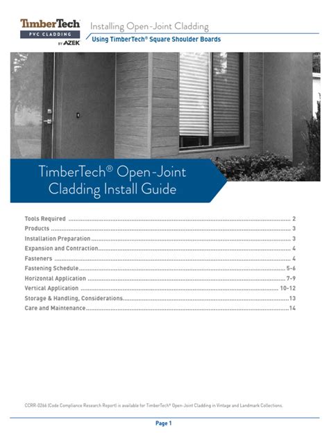 Azek Open Joint Cladding Installation Guide2024 Pdf Framing Construction Wall Azek Open Joint Cladding Installation Guide2024 Pdf Framing Construction Wall