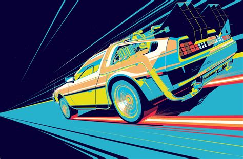 Fondos de pantalla máquina del tiempo coche vehículo Obra de arte
