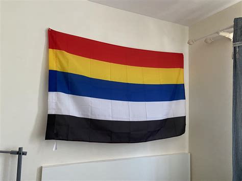 Republic Of China Five Coloured Flag On My Wall R Vexillology