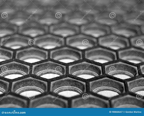 Hexagonal Pattern Background Stock Image Image Of Black Pattern 98868647