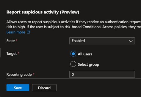 azure ad you can now enable suspicious activities reporting preview