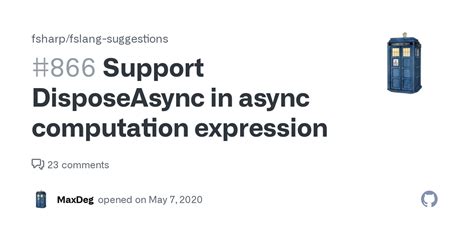 Support DisposeAsync In Async Computation Expression Issue 866