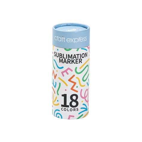 Craft Express 18 Color Joy Sublimation Markers For Custom Crafts