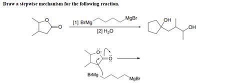 Solved Draw a stepwise mechanism for the following reaction. | Chegg.com
