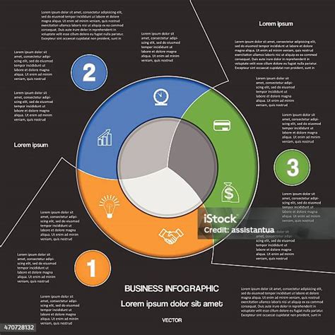 링형 차트별 템플릿 텍스트 영역에 3개 위치 2015년에 대한 스톡 벡터 아트 및 기타 이미지 2015년 3 명 개념 Istock