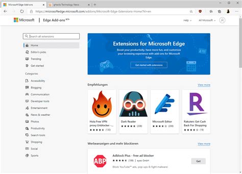 Microsoft Lanza Oficialmente La Nueva Tienda De Complementos De