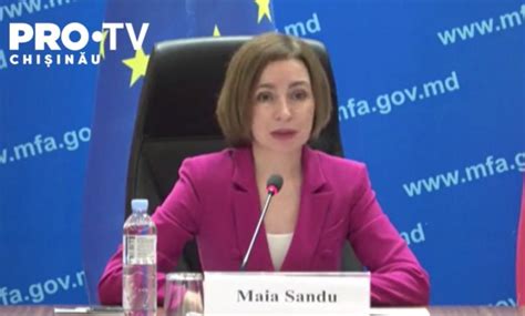 Maia Sandu Catre Secretarului General Al ONU Moldova Are Nevoie De