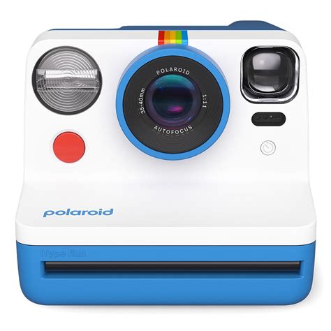 Polaroid Now Gen 2 i-Type Blue & White Instant Camera, Auto Focus, 2 ...