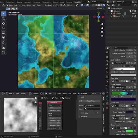 Fastnoiselite And Procedural Satellite Image Gdshader Inside Blender Rgodot