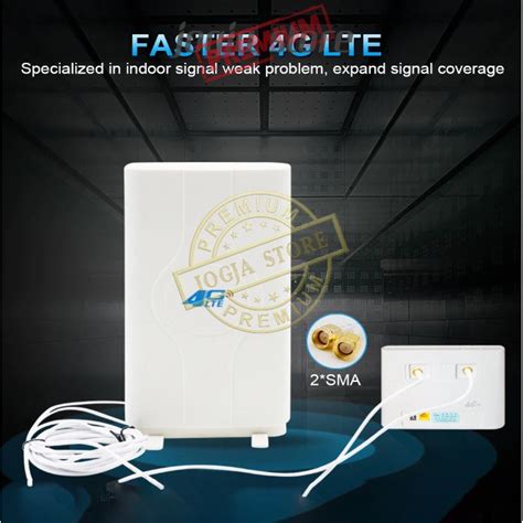 Jual Antena Modem Wifi Eksternal G Lte Dbi Sma Connector Mhz Indonesia Shopee