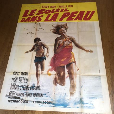 「ふたりだけの恋の島」フランス版大型ポスター オルネラ・ムーティ レナート・カサーロ Il Sole Nella Pelleの落札情報詳細