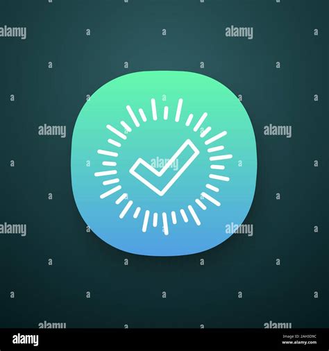 Checkmark App Icon Successfully Tested Tick Mark Quality Assurance UI UX User Interface Web