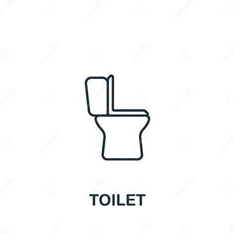 Tiolet Icon Line Simple Icon For Templates Web Design And