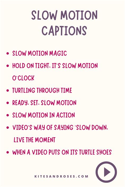 31 Slow Motion Captions For Instagram New Kites And Roses