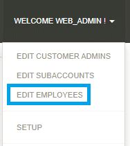 Fulfillment Pro Employee Filters And Settings Paradigm ERP By