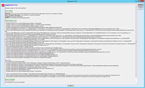 Sql Lock Time Out Issue Epicor Erp 10 Epicor User Help Forum