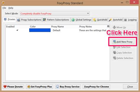 How To Use Your Proxy Service With Firefox And The Foxyproxy Extension