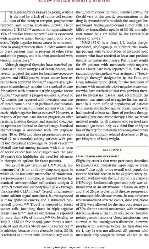 新英格兰：三阴性乳腺癌靶向新药 搜狐大视野 搜狐新闻