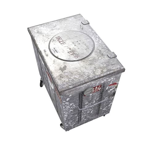 금속 쓰레기통 3d 모델 9 Unknown Max Obj Fbx 3ds Free3d